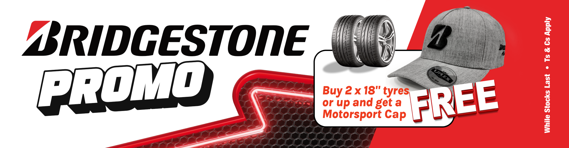 Bridgestone Buy 2andupx18 - Cap - PROMOTIONS - Shop Links